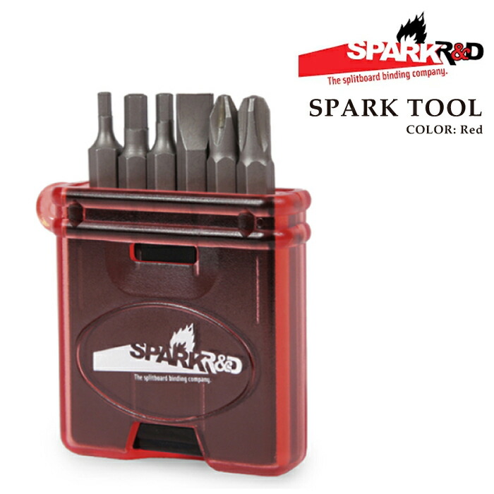 【楽天市場】【ネコポス発送】 日本正規品 スパーク アールアンドディ SPARK R&D SPARK TOOL Red バックカントリー ...