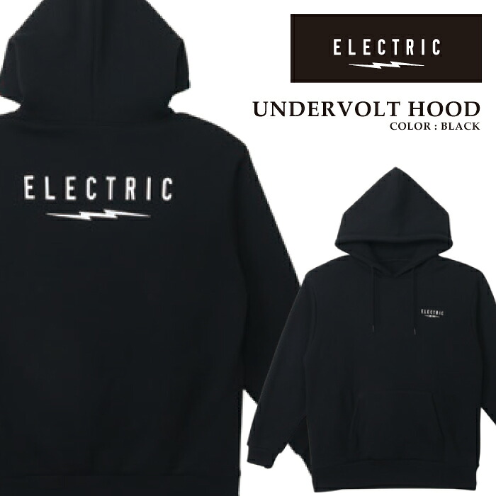 【楽天市場】日本正規品 パーカー エレクトリック ELECTRIC UNDERVOLT HOOD Black 25FW：SportsExpress
