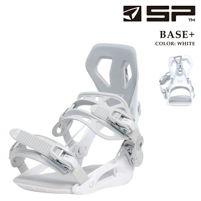 【楽天市場】【エントリーで全品P10倍★スーパーSALE】 日本正規品 スノーボード ビンディング エスピー SP BASE+ White ...