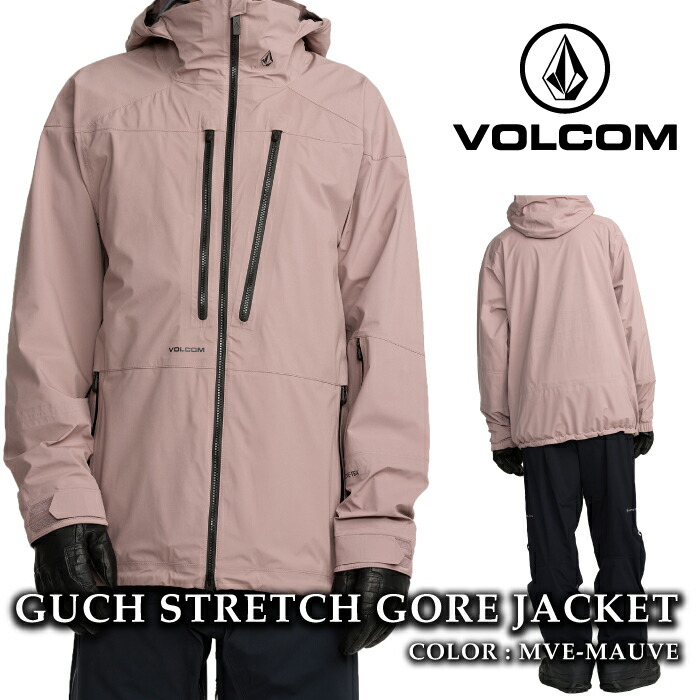 【楽天市場】日本正規品 スノーボード ウェア ジャケット ボルコム VOLCOM GUCH STRETCH GORE JACKET Mauve ...