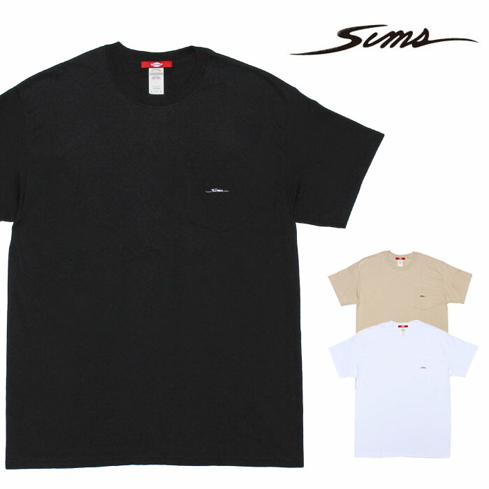 【楽天市場】シムススケートスタイル SIMS SKATE STYLES SCRIPT LOGO POCKET T-SHIRTS SCI ...