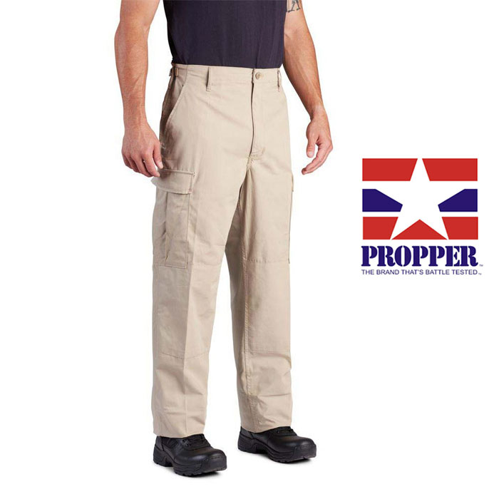 【楽天市場】プロッパー トラウザー PROPPER BDU TROUSER BUTTON FLY Khaki F5201 カーゴパンツ ...