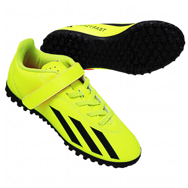 【楽天市場】【10/30までポイント5倍】ジュニア エックス クレイジーファスト CLUB H&L TF チームソーラーイエロー×コアブラック ...