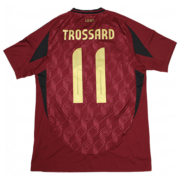 【楽天市場】【5/23-5/25 ポイント10倍】ベルギー代表 2024 ホーム 半袖レプリカユニフォーム 11.レアンドロ・トロサール ...