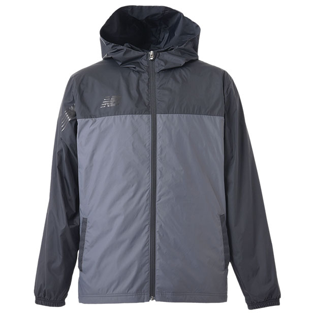 【楽天市場】裏起毛ウーブンジャケット チャコール 【NewBalance|ニューバランス】サッカーフットサルウェアーamj45283-chc ...