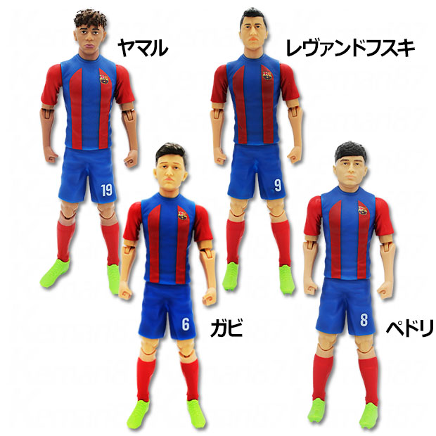 【楽天市場】【2/10までポイント10倍】20cm Action Figure アクションフィギュア バルセロナ クラブチームアクセサリー ...