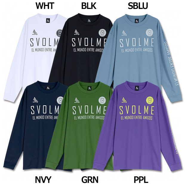 【楽天市場】【10/30までポイント5倍】ロゴロングプラTシャツ 24 SDG 【SVOLME|スボルメ】サッカーフットサルウェアー1241-22400：Kemarifast楽天市場店