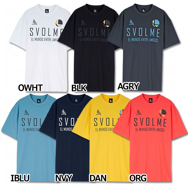 【楽天市場】【7/17 13時59分までポイント15倍】ロゴプラTシャツ 25 SDG 【SVOLME|スボルメ】サッカーフットサルウェアー1251-35800：Kemarifast楽天市場店