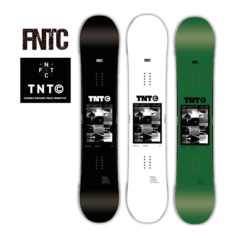 【楽天市場】スノーボード 単品 FNTC 2023/24 NEW MODEL スノーボード TNT C ユニセックス グラトリ ツインチップ POPダブルキャンバー ブラック ホワイト ...