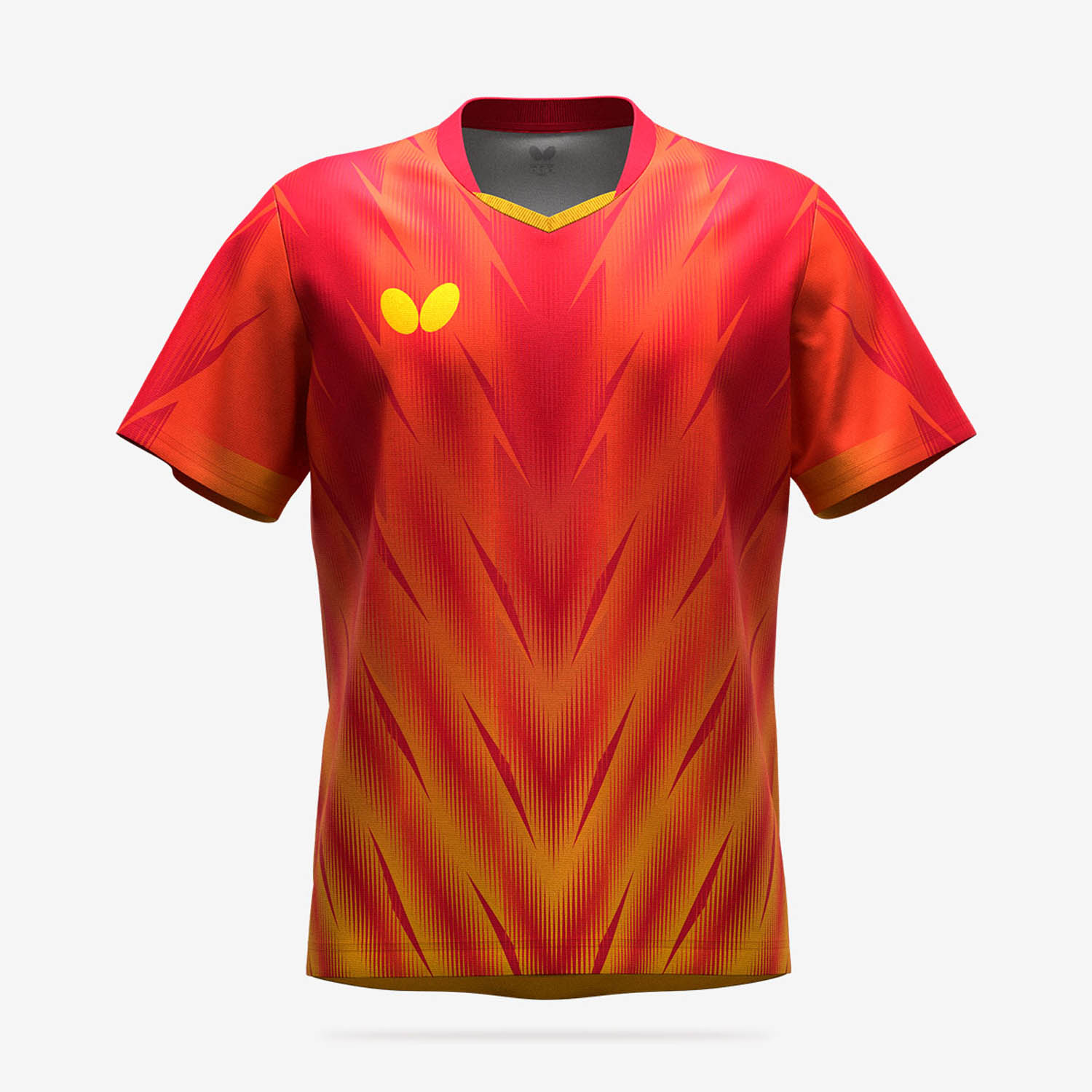 【楽天市場】バタフライ フレイザー・シャツ 47170 レッド 卓球 ユニフォーム：スポーツセンター