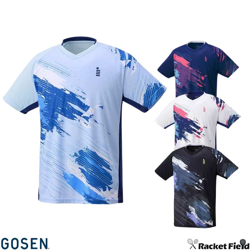 【楽天市場】ゴーセン GOSEN T2440 ゲームシャツ ソフトテニス バドミントン ウェア：スポーツフィールド