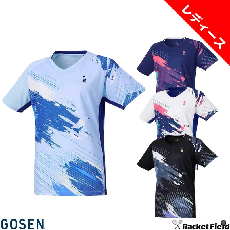 【楽天市場】ゴーセン GOSEN T2441 レディース ゲームシャツ ソフトテニス バドミントン ウェア：スポーツフィールド