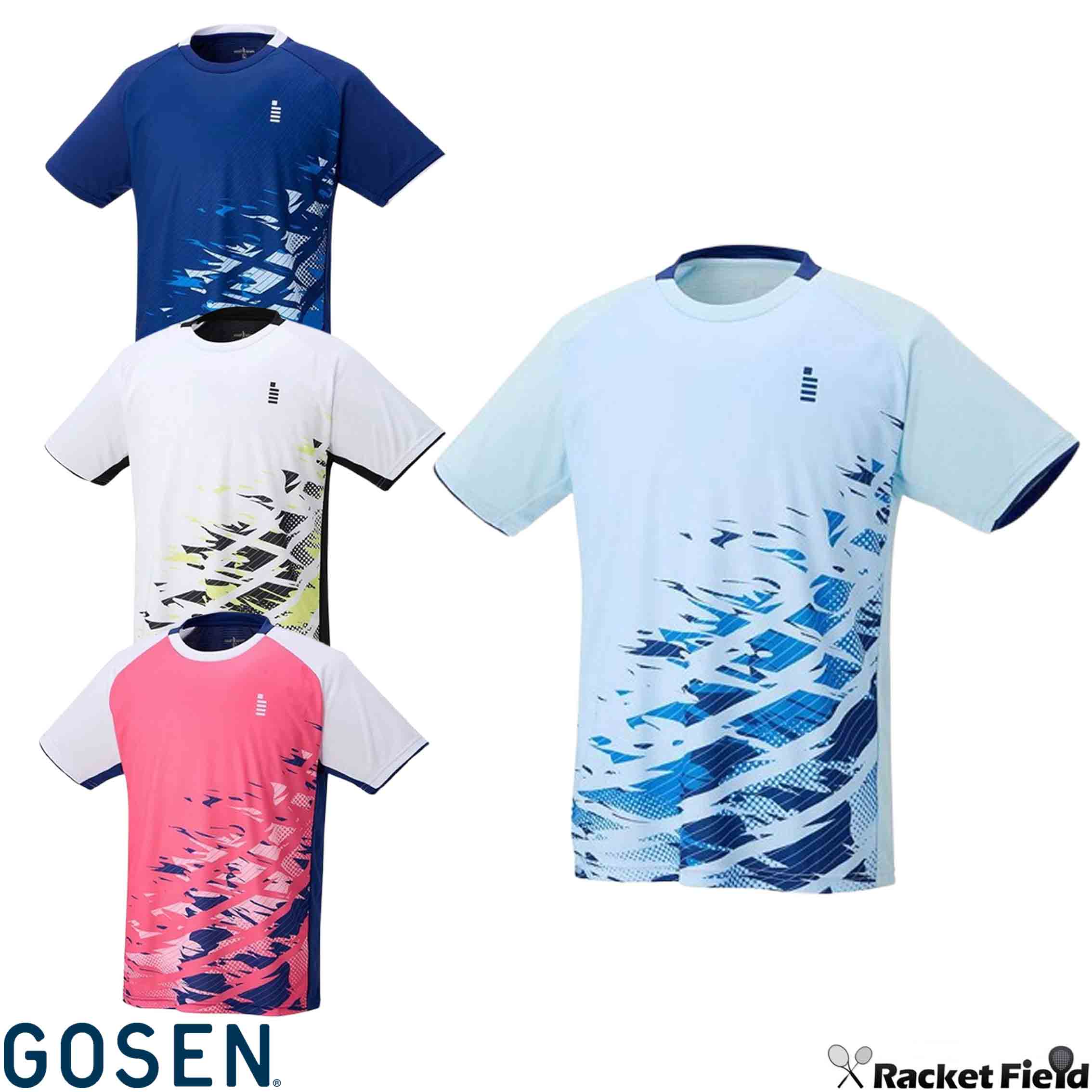 【楽天市場】ゴーセン GOSEN T2442 ゲームシャツ ソフトテニス バドミントン ウェア：スポーツフィールド