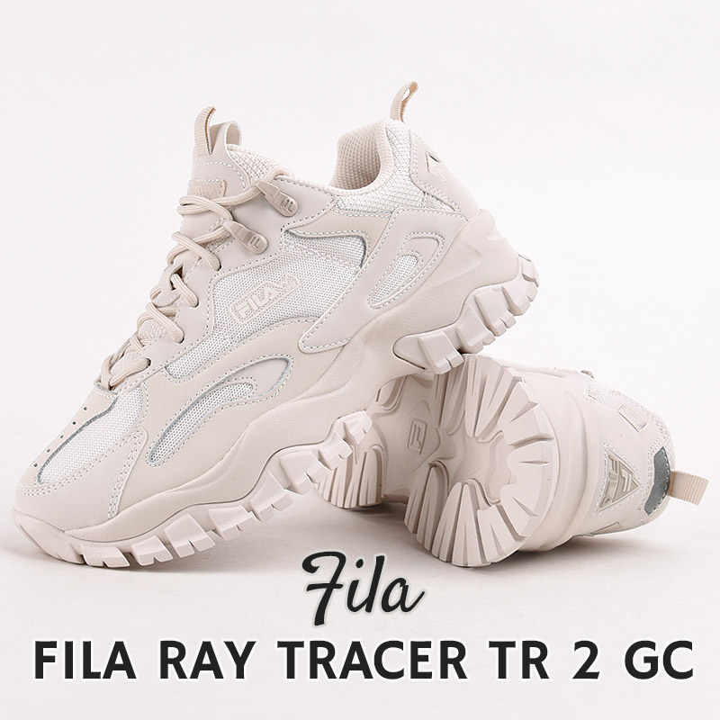 【楽天市場】フィラ fila スニーカー レディース カジュアル シューズ ファッション シンプル ローカット スポーツ ストリート RAY TRACER TR 2 GC USS24001 ...
