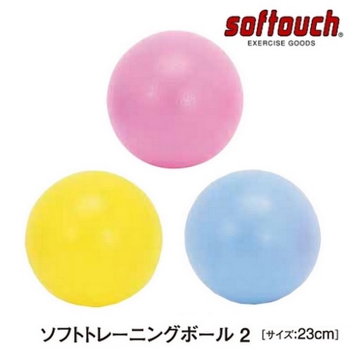 【楽天市場】softouch ソフタッチ ソフトトレーニングボール 2 小さいエクササイズボール：SportsHEART-スポーツハート