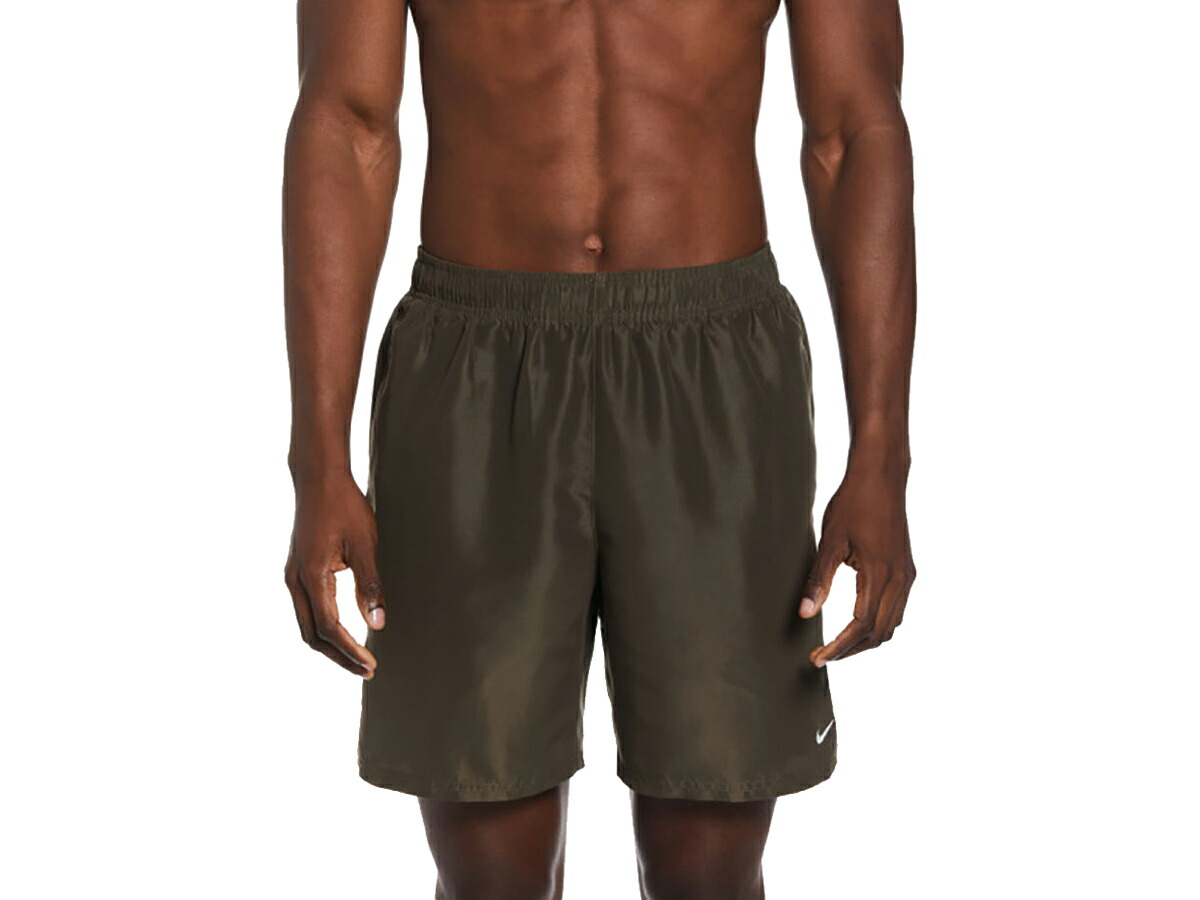 【楽天市場】ナイキ NIKE エッセンシャル 7" ボレーショーツ メンズ カーキ 枯草色 海水浴 サーフパンツ トランクス 海パン ...