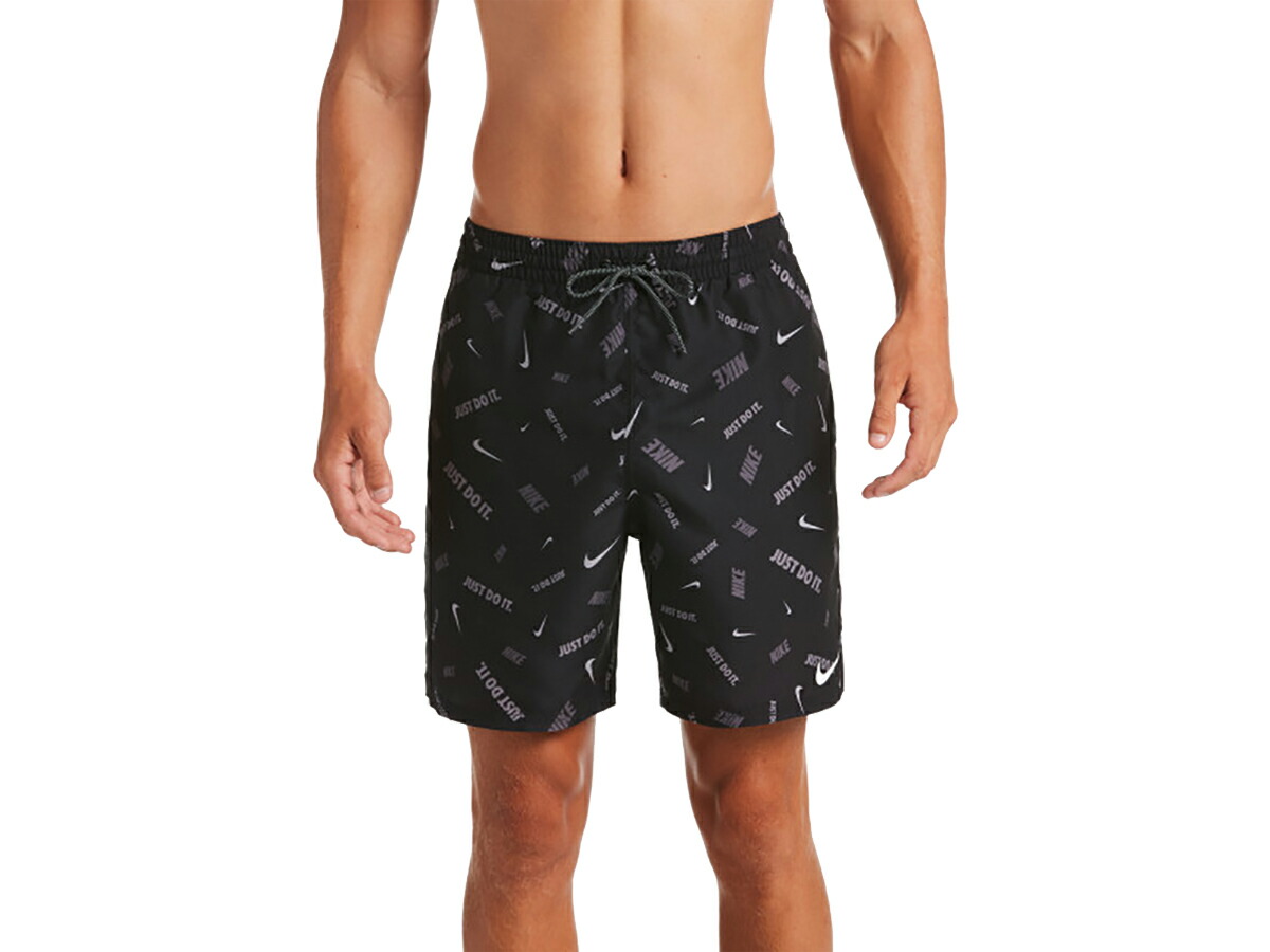 【楽天市場】ナイキ NIKE ロゴ フェッティ 7 ボレーショーツ メンズ ブラック 黒 海水浴 サーフパンツ トランクス 海パン ...
