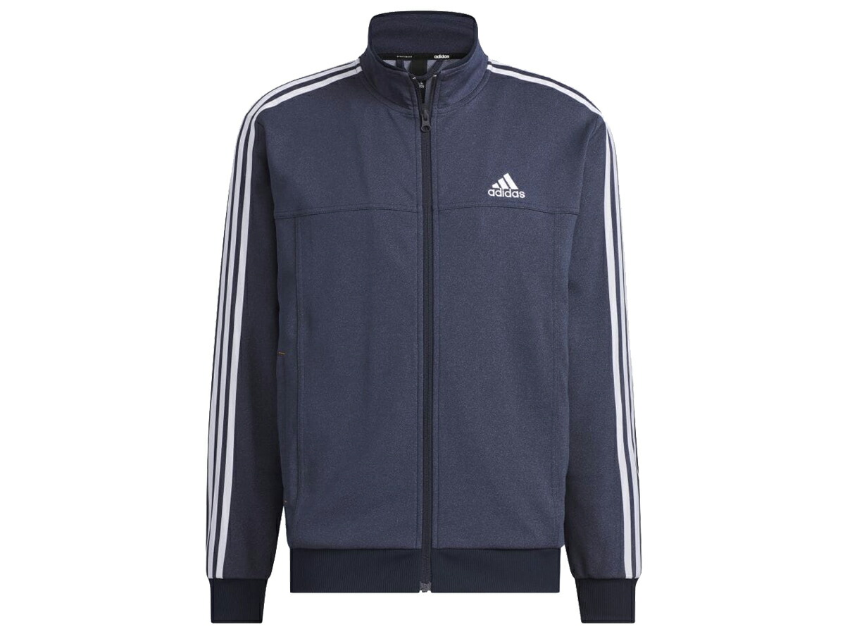 【楽天市場】アディダス adidas 24/7 レギュラーフィット AEROREADY デニム トラックトップ メンズ 秋 冬 ネイビー 紺 スポーツ トレーニング フルジップ ジャケット ...