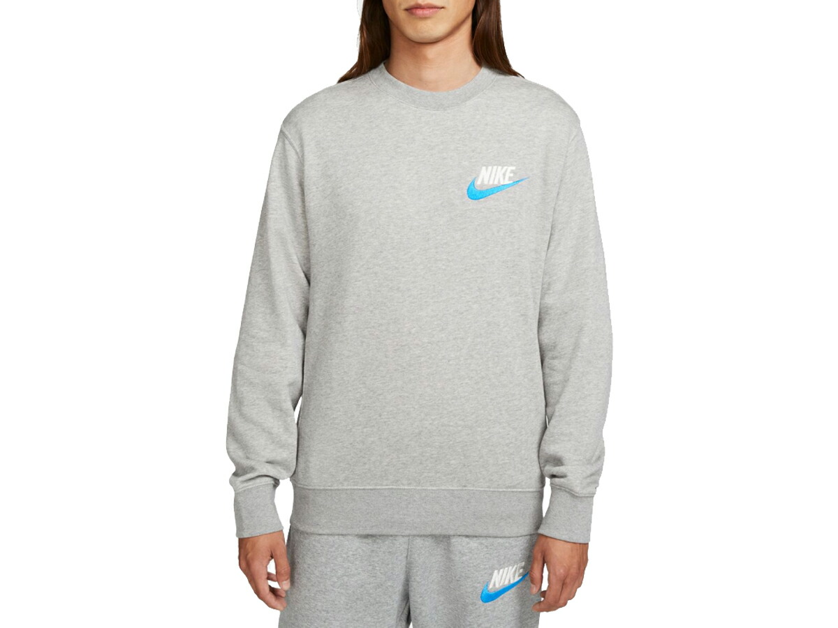 【楽天市場】ナイキ NIKE クラブ+ FT LBR L/S クルー メンズ 秋 冬 グレー 灰色 スポーツ トレーニング スウェット ...