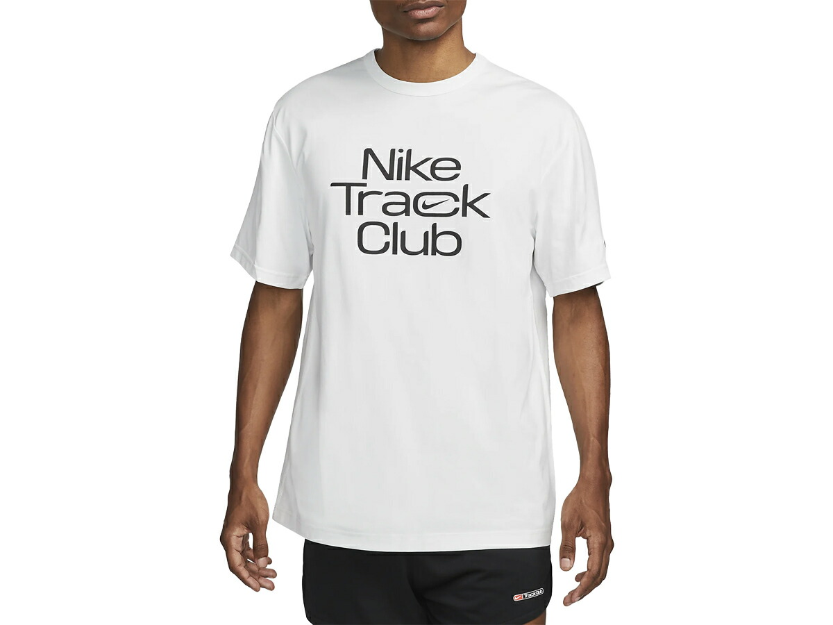 【楽天市場】ナイキ NIKE トラック クラブ Dri-FIT ショートスリーブ ランニングトップ メンズ 春 夏 ホワイト 白 スポーツ ...