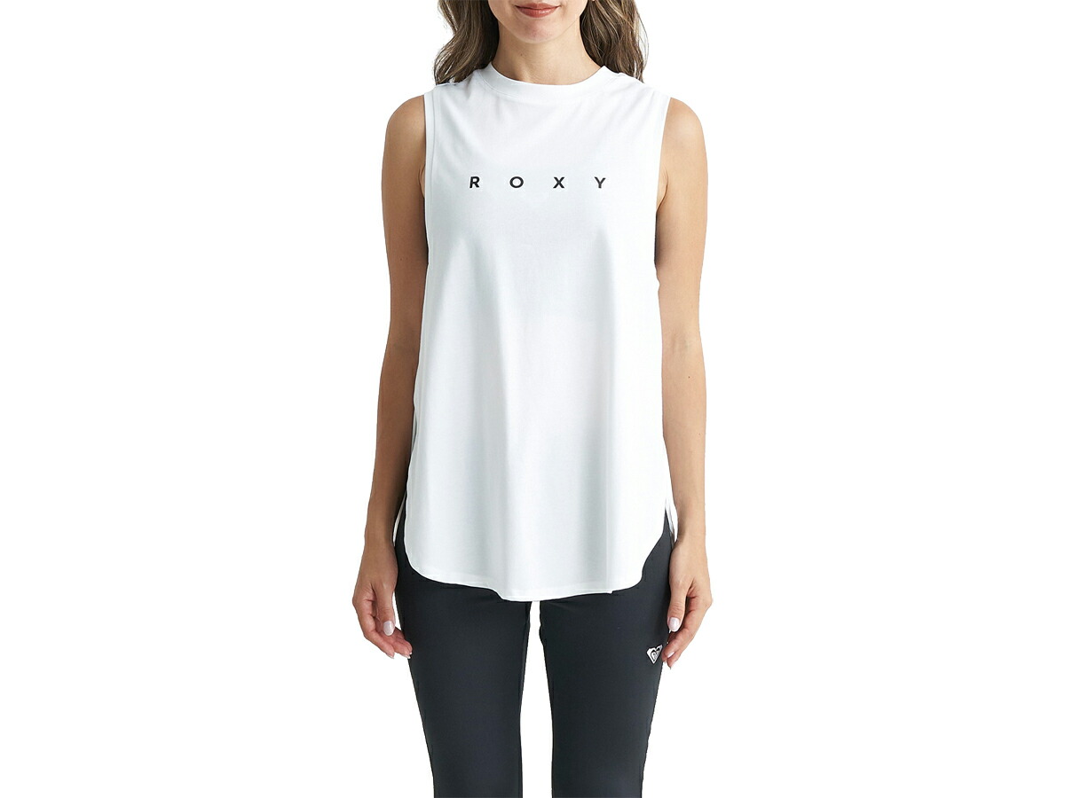 【楽天市場】ロキシー ROXY IMAGINE イマジン レディース 春 夏 UVカット ホワイト 白 スポーツ フィットネス タンクトップ ...