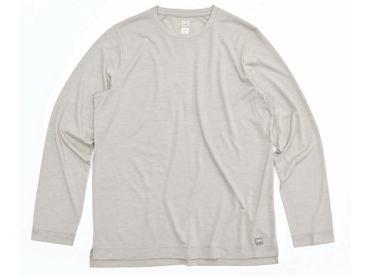 【楽天市場】スーパーナチュラル sn super.natural エスエヌ YAMAHACK コラボ マウンテン ベーシック Tシャツ長袖 ...