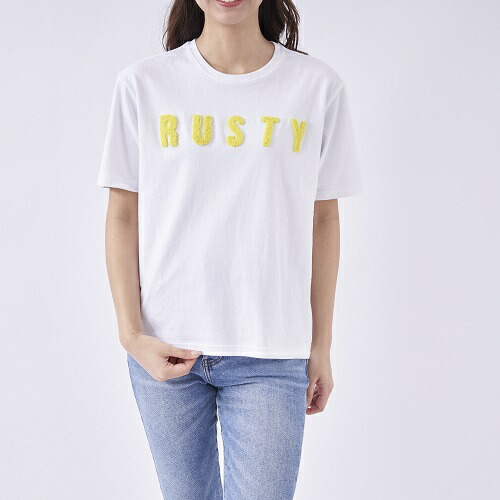 【楽天市場】ラスティー RUSTY レディース 半袖 Tシャツ 922500-LIM：スポーツミツハシ楽天市場店