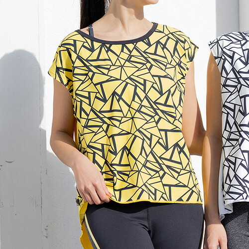 【楽天市場】ミカノ MIKANO バックタイエアリーTシャツ 半袖 フィットネス ウィメンズ 63717A-TMYE：スポーツミツハシ楽天市場店