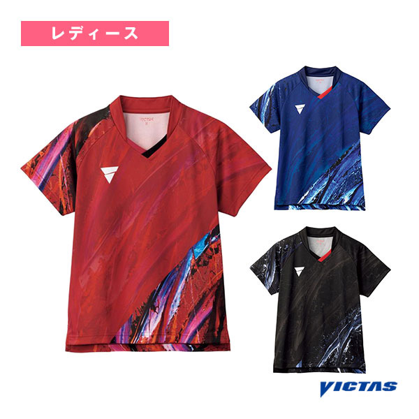 【楽天市場】【卓球ウェア（レディース） ヴィクタス】 V-NLGS408 ゲームシャツ レディース 512404 ：スポーツプラザ