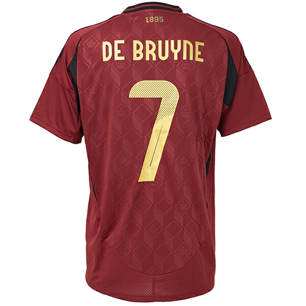 【楽天市場】【スピード出荷】アディダス 2024 ベルギー代表 #7 デブライネ ホーム レプリカユニフォーム メンズ・レディース サッカー ...