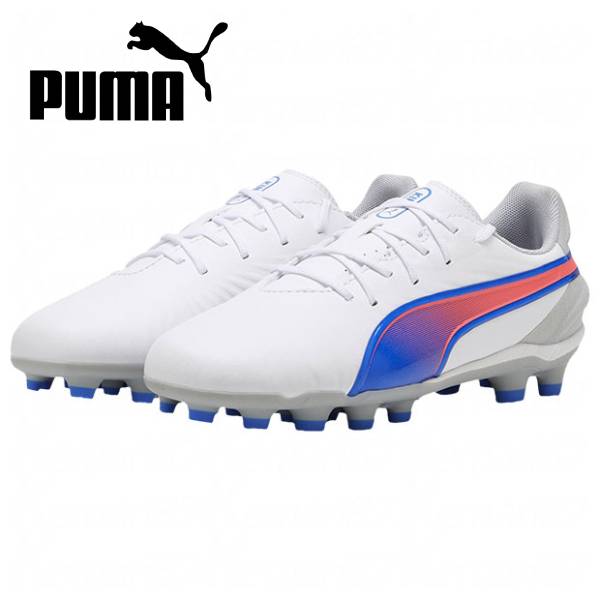 【楽天市場】【全品ポイント2倍＆600円OFFクーポン】プーマ PUMA サッカー スパイク キッズ ジュニア キング マッチ HG+ミッド ...