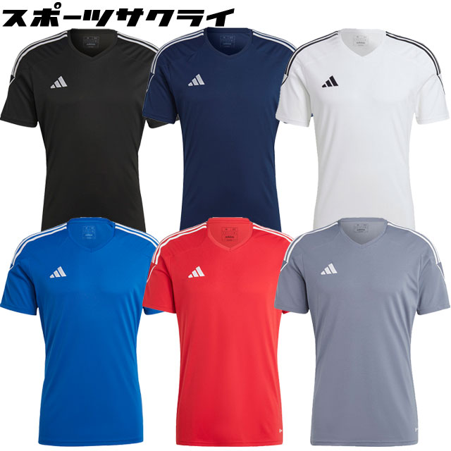 【楽天市場】アディダス サッカー フットサル ティロ TIRO23 リーグジャージー トレーニングウェア 半袖 シャツ プラシャツ ...