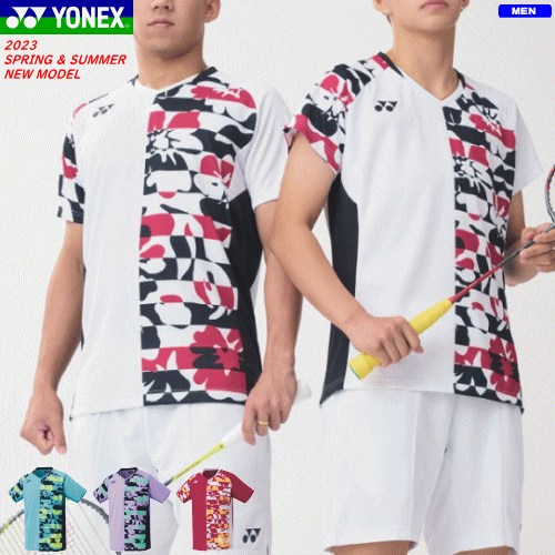 【楽天市場】YONEX ヨネックス ゲームシャツ(フィットスタイル) ユニホーム 半袖シャツ ソフトテニス バドミントン ウェア ベリークールドライ搭載[10504][メンズ：男性用]【1枚 ...