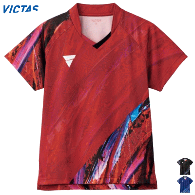 【楽天市場】ヴィクタス VICTAS 卓球 ゲームシャツ ユニフォーム V-NGS408 2024年度男子日本代表モデル レディース 女性用 ...