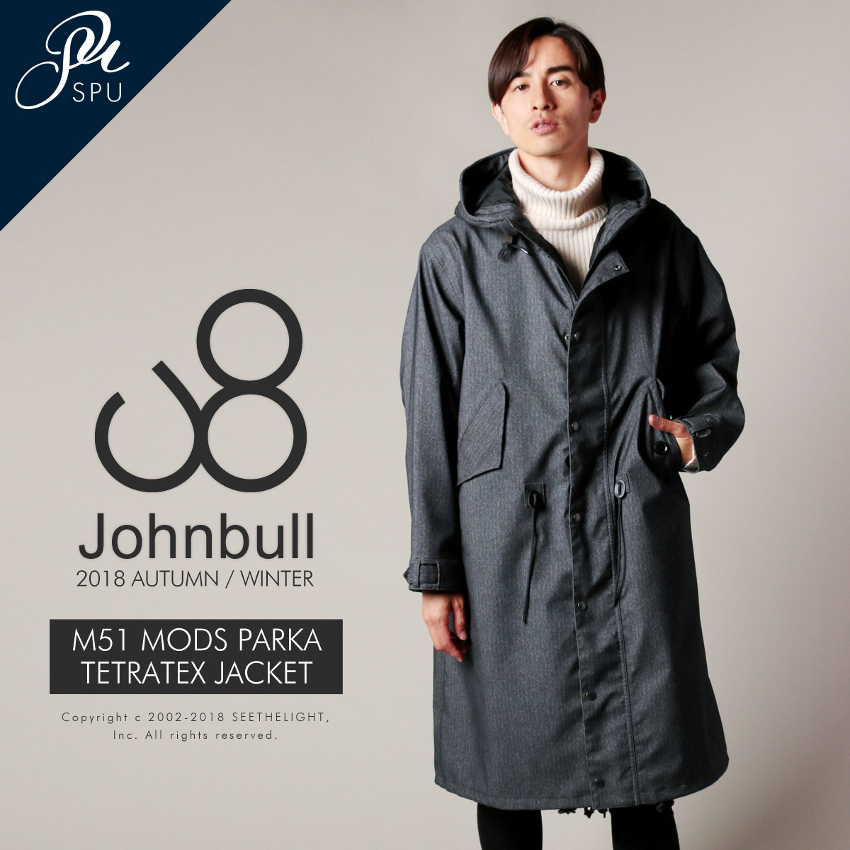 【楽天市場】メンズ ジャケット 秋 冬 春 アウター ジャケット Tetratex ウール調 テトラテックス M51 シェル モッズ パーカー ジャケット Johnbull ジョンブル ...