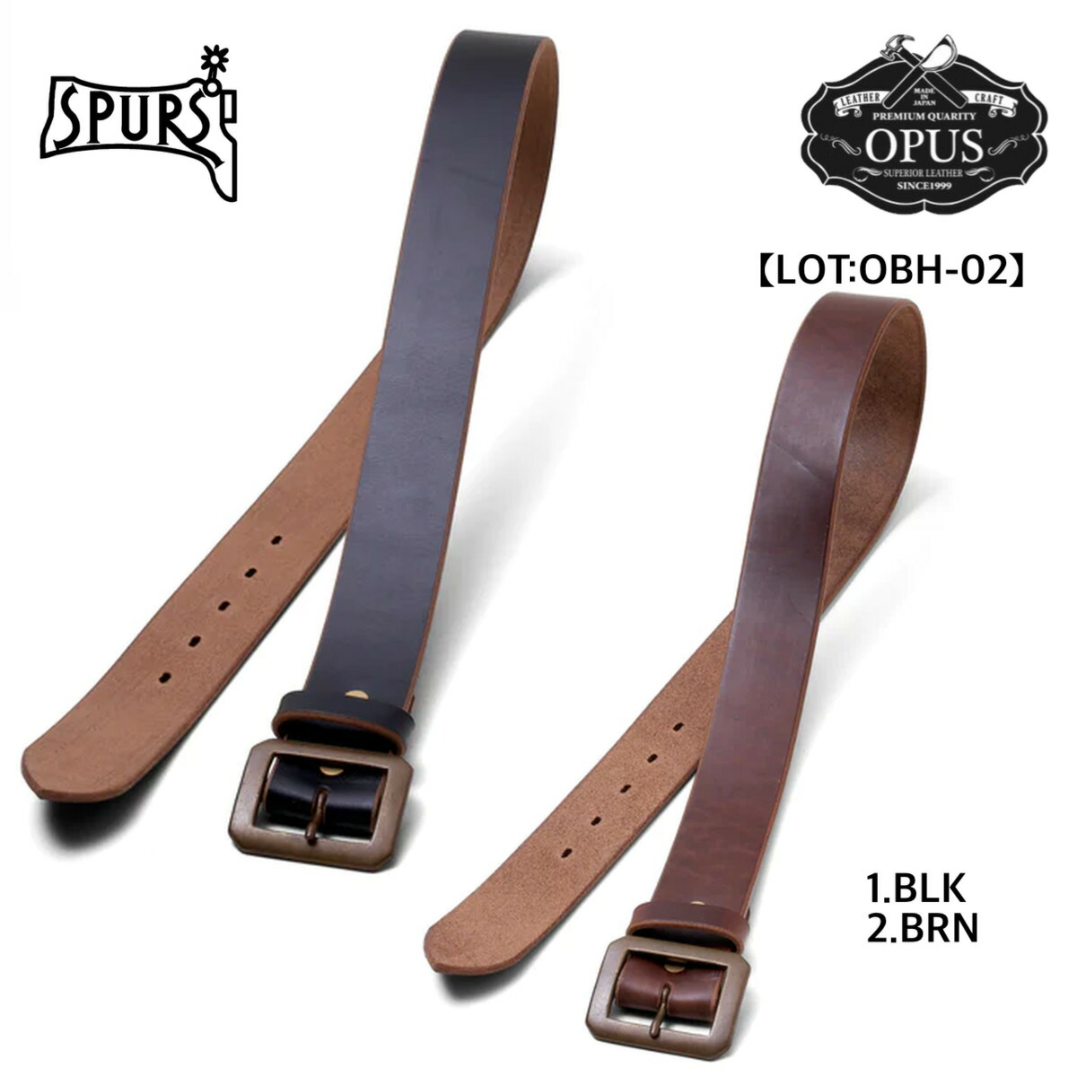 【楽天市場】OPUS (オーパス) CHROMEXCEL US Oil LEATHER 40mm BELT ベルト レザー ホーウィン ...