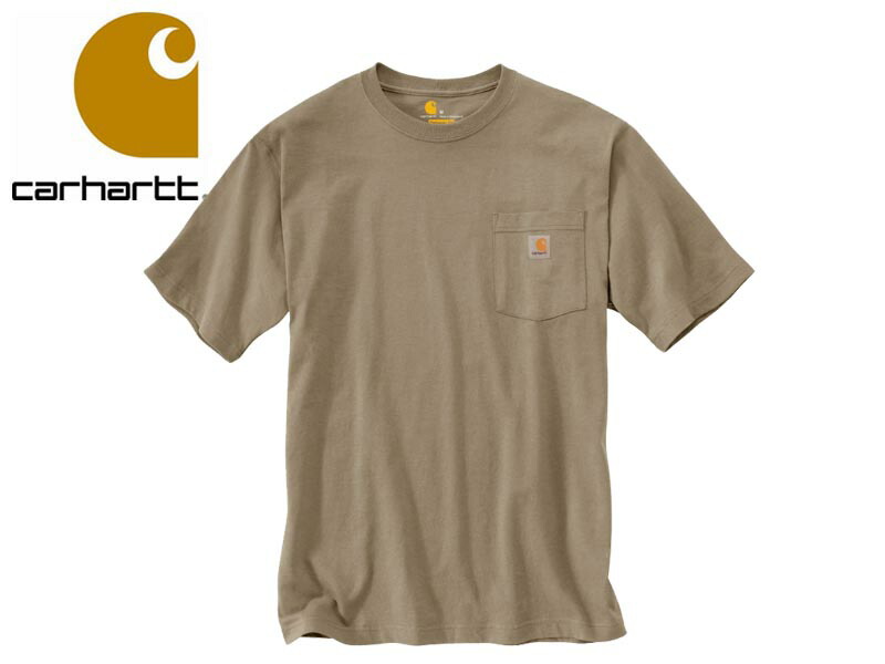 【楽天市場】CARHARTT カーハート CTK87 Workwear Pocket Tシャツ DESERT ポケット Tシャツ デザート ...
