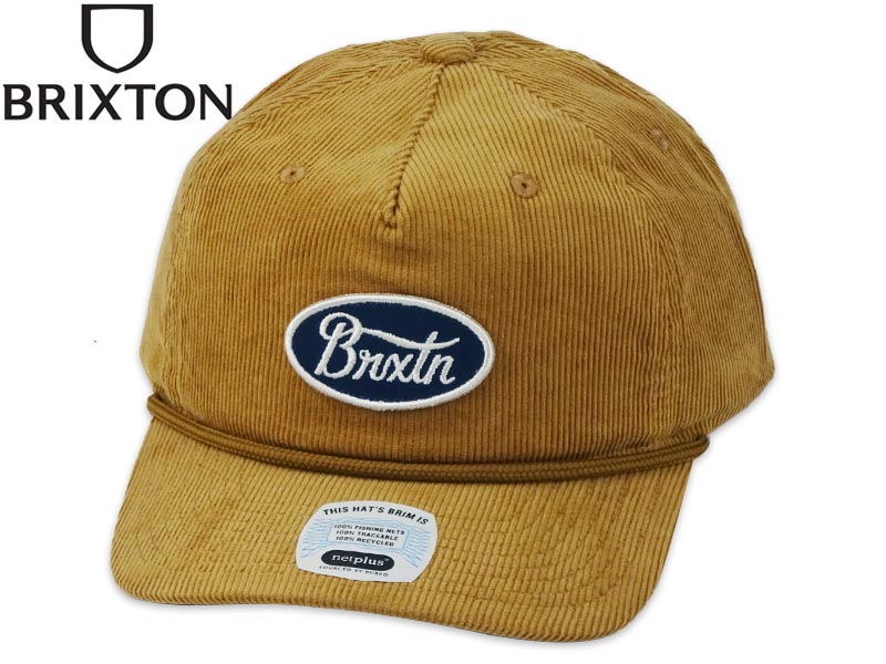 【楽天市場】BRIXTON ブリクストン PARSONS NETPLUS MP SNAPBACK GOLDEN BROWN キャップ コーディ ...