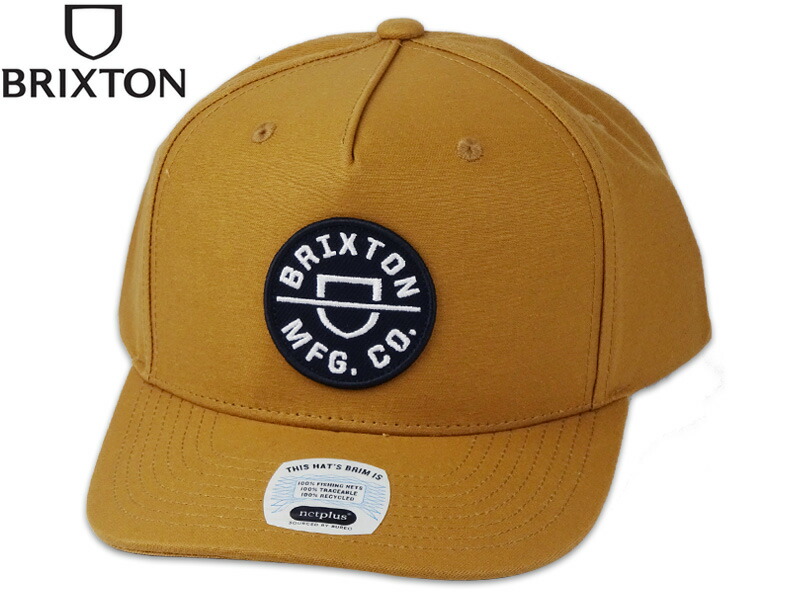 【楽天市場】BRIXTON ブリクストン CREST C MP SNAPBACK COPPER/BLACK スナップバック コッパー/ブラック ...