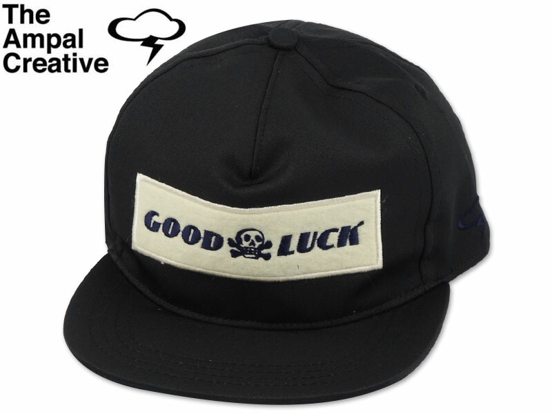 【楽天市場】The Ampal Creative アンパルクリエイティブ GOOD LUCK SNAPBACK CAP BLACK グッド ...