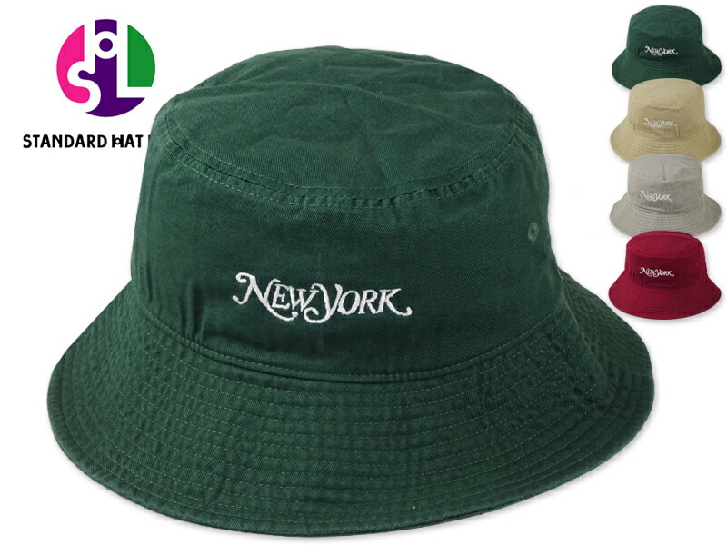 【楽天市場】STANDARD HAT LABO スタンダードハットラボ NEWYORK MAG LOGO STONE WASHED ...