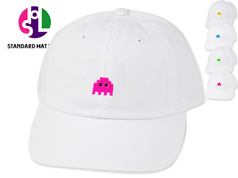【楽天市場】STANDARD HAT LABO スタンダードハットラボ PIXEL ALIEN A TYPE CAP WHITE ピクセル ...