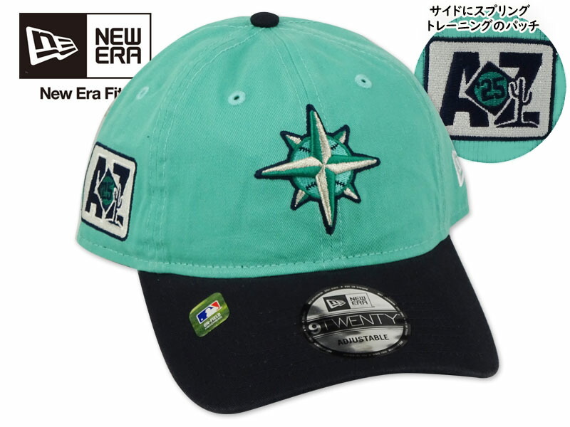 【楽天市場】NEWERA ニューエラ 9TWENTY MLB25 SPRING TRAINING CAP SEATTLE MARINERS ...