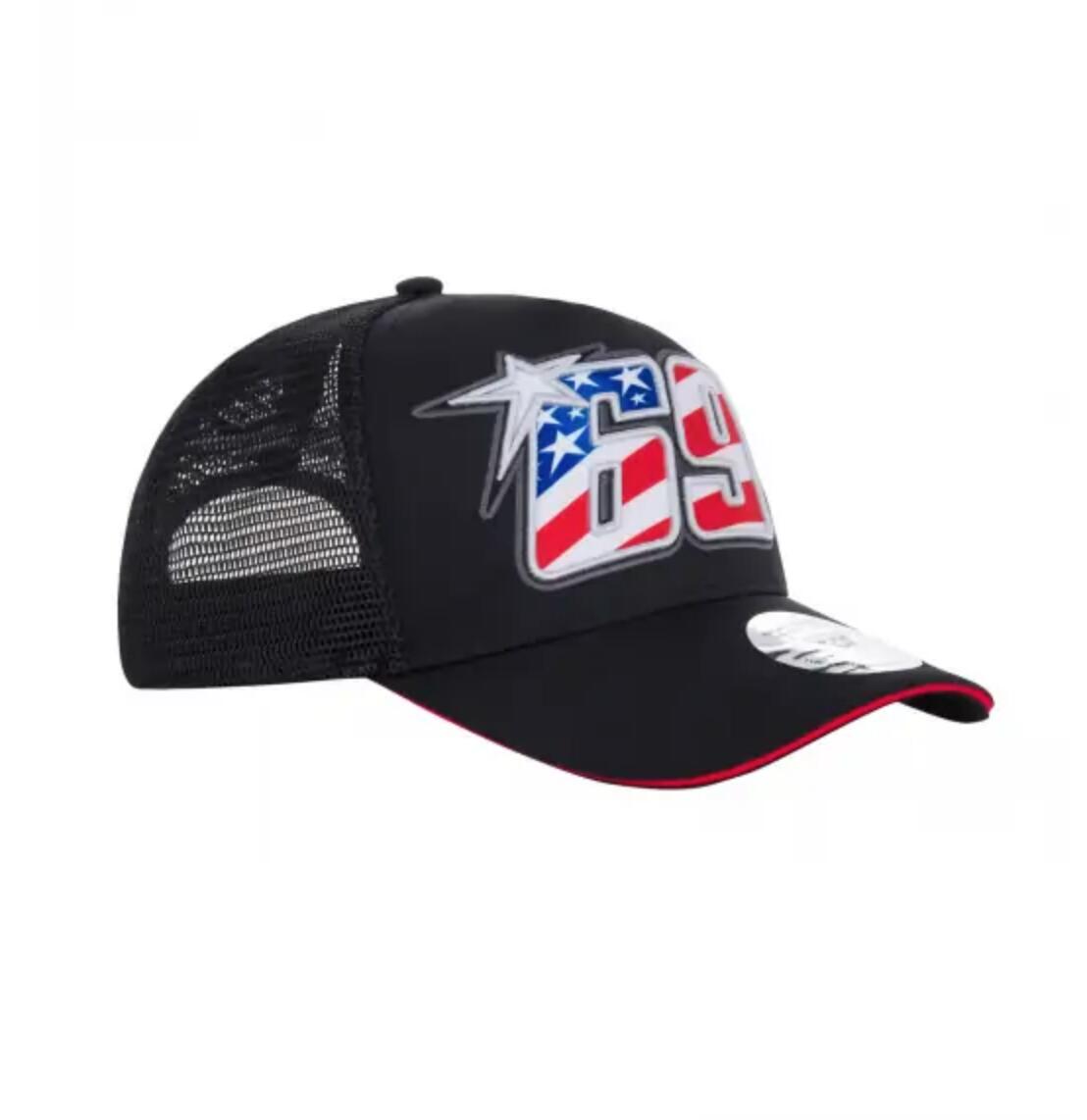 【楽天市場】Nicky Hayden 69 Black Trucker Baseball Cap ニッキー ヘイデン メッシュキャップ 帽子 ...