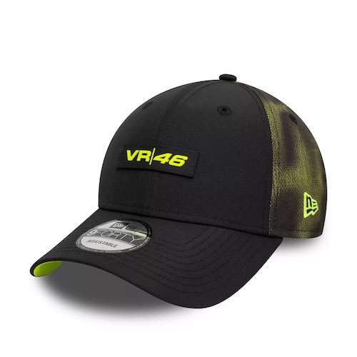 【楽天市場】★送料無料★Valentino Rossi VR46 Halftone Black Yellow Baseball Cap バレン ...