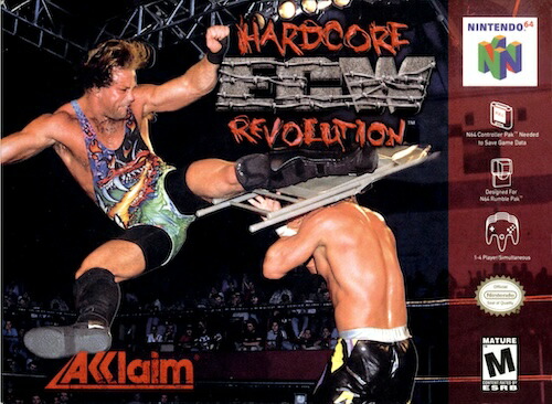 【楽天市場】【中古】北米版 ECW Hardcore Revolution プロレス ハードコア レボリューション NINTENDO 64 ...