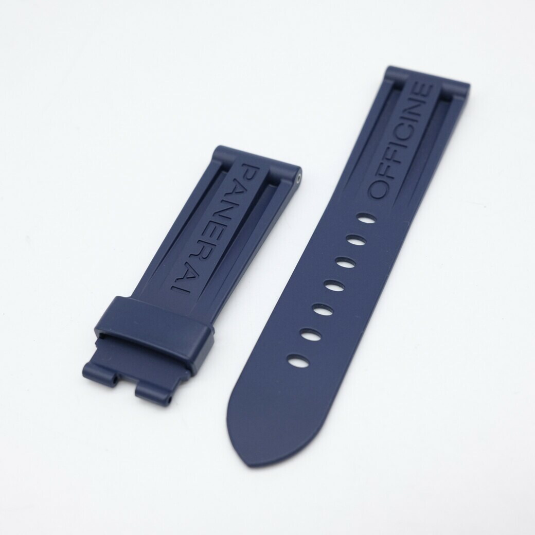 【楽天市場】【未使用品】OFFICINE PANERAI パネライ 替えベルト 純正 ラバー 腕時計 ネイビー 紺 24mm：ブランド買取販売SRC