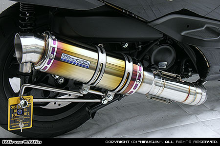 【楽天市場】WirusWin フォルツァ(MF10)用 プレミアム マフラー チタン仕様 /ウイルズウィン：エスエスオート楽天市場店