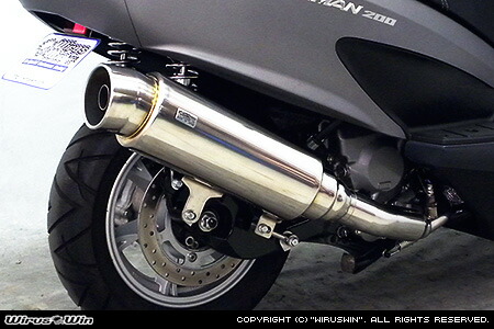 【楽天市場】WirusWin バーグマン200 ステップマフラー / JBK-CH41A 2BK-CH41A ウイルズウィン：エスエスオート楽天市場店
