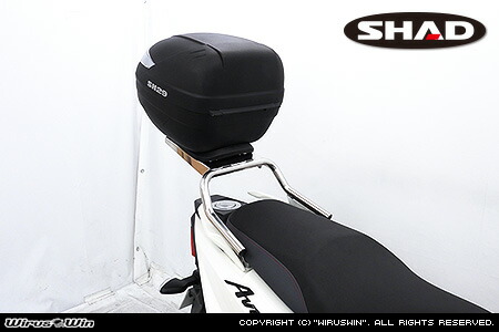 【楽天市場】WirusWin アヴェニス125(8BJ-EA12J) SHAD製リアボックス付きタンデムバー /ウイルズウィン シャッド：エスエスオート楽天市場店